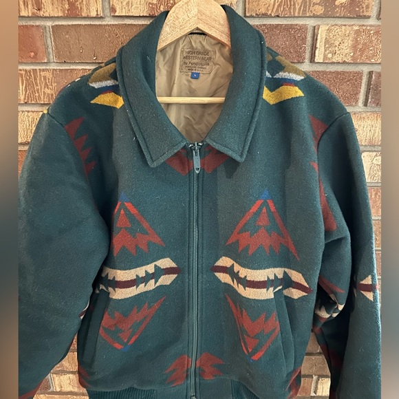 Pendleton | Jackets & Coats | Rare Pendleton High Grade Green Wool ...